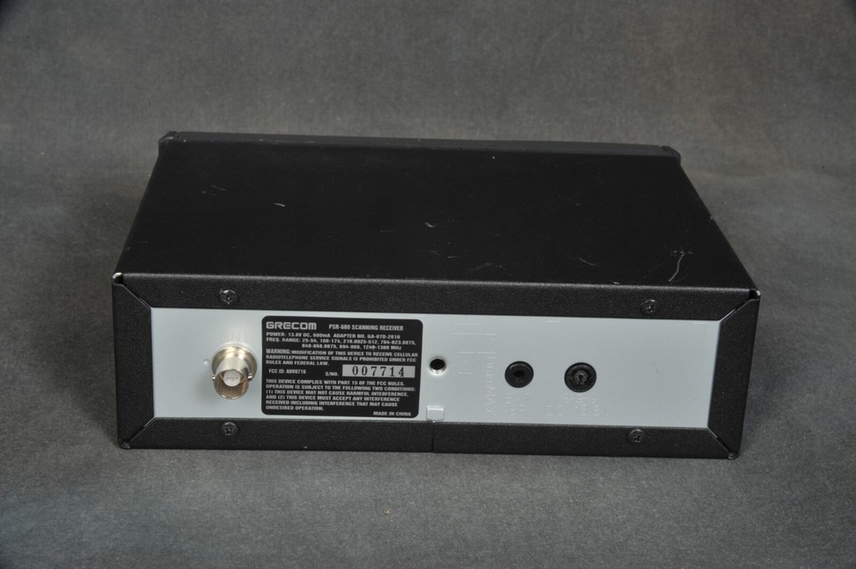 GRECOM GRE PSR-600 Digital Trunking Scanner Receiver Mobile Base - SN ...