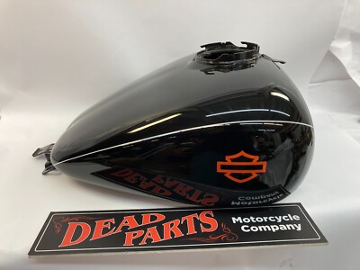 Harley black Electraglide standard FLHX FLTR 08-up gas fuel tank look ...