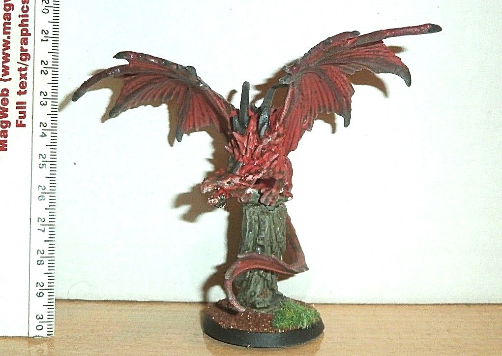 Reaper Miniatures Temple Dragon #77503 Bones RPG D&D PATHFINDER RED ...