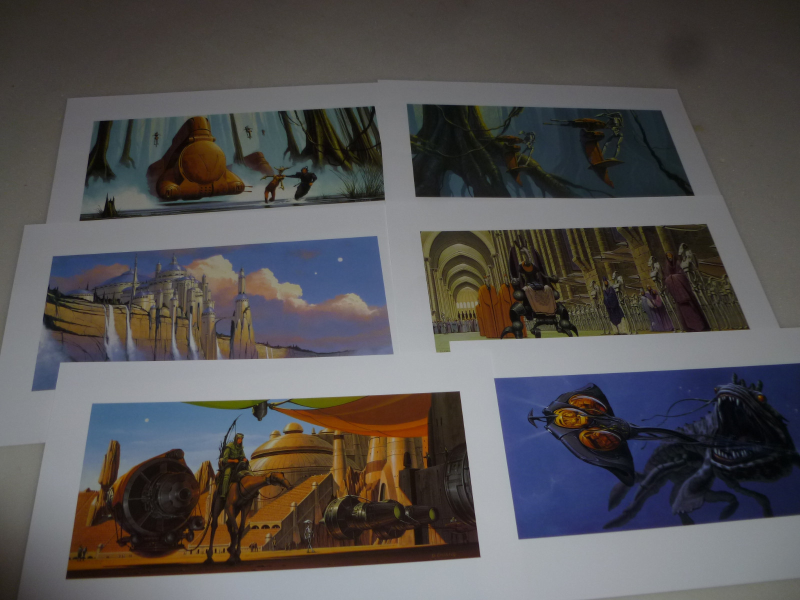 VINTAGE STAR WARS EPISODE I PHANTOM MENACE PORTFOLIO DOUG CHIANG ...