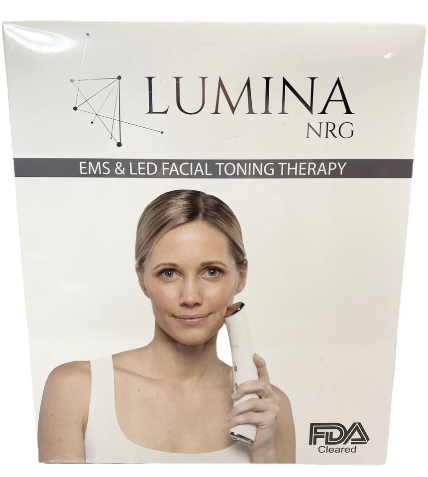 Lumina NRG EMS & LED Facial Toning Device white NEW Sealed | eBay