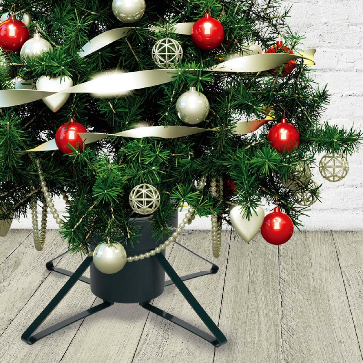 Metal Tree With Xmas Tree Stand
