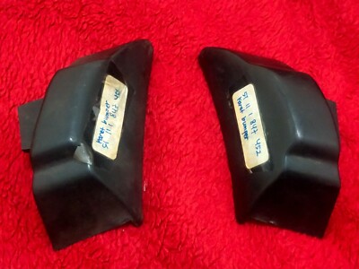NOS GENUINE BMW E23 Euro Prefacelift Front Bumper End Trim Pair ...