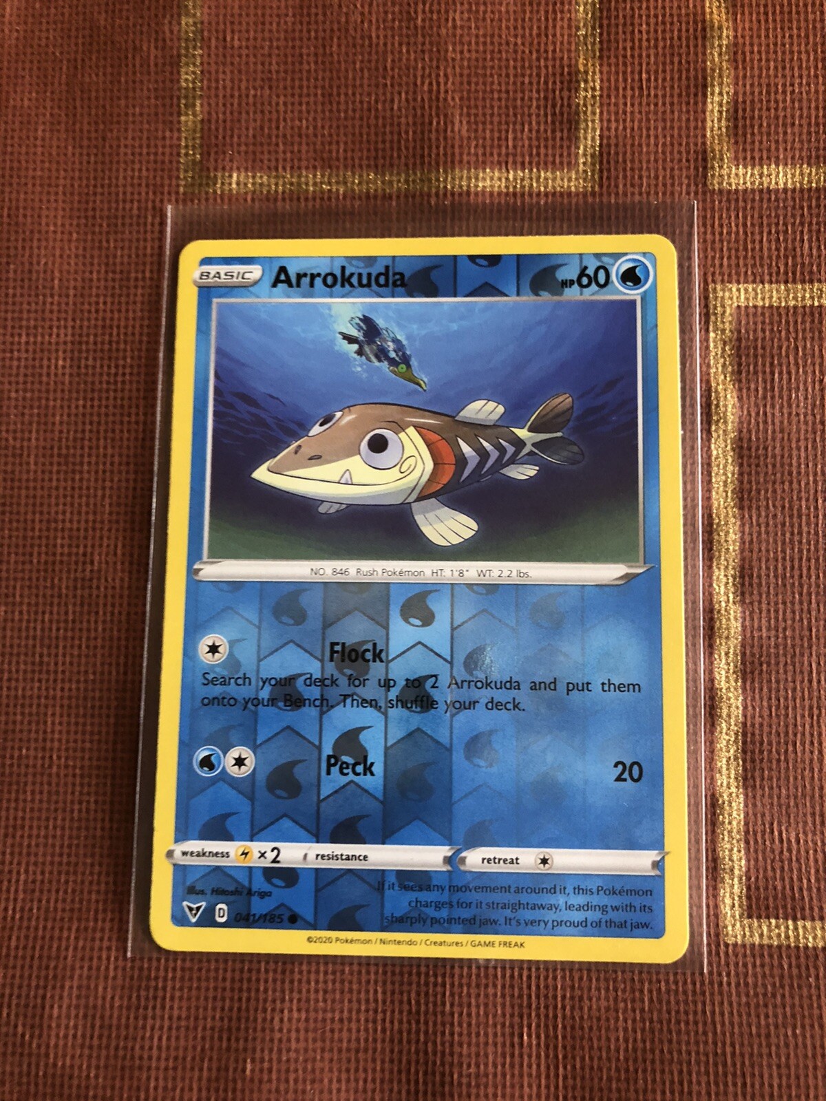 ARROKUDA SWSH Vivid Voltage 041/185 Reverse Holo POKEMON Card MINT | eBay