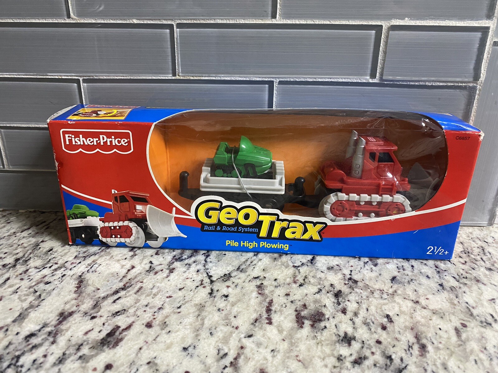 Brand New 2005 Fisher Price GEO TRAX Rail & Road System Pile High ...