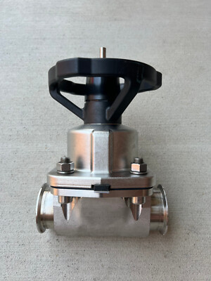 3” GEMU 653 BioStar Stainless Diaphragm Valve TriClamp Connections | eBay