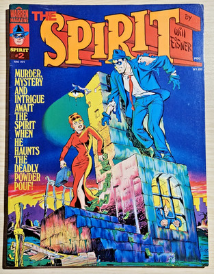 The Spirit #2 1974 Warren Publishing Will Eisner COLOR Magazine | eBay