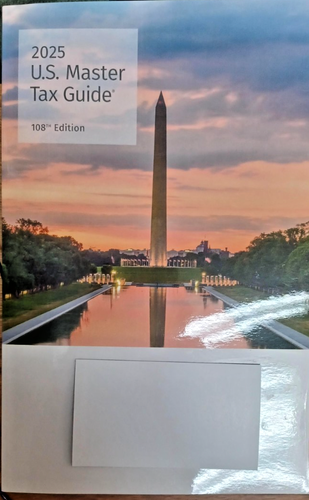 2025 U.S. Master Tax Guide (108th edition) Wolters Kluwer paperback | eBay