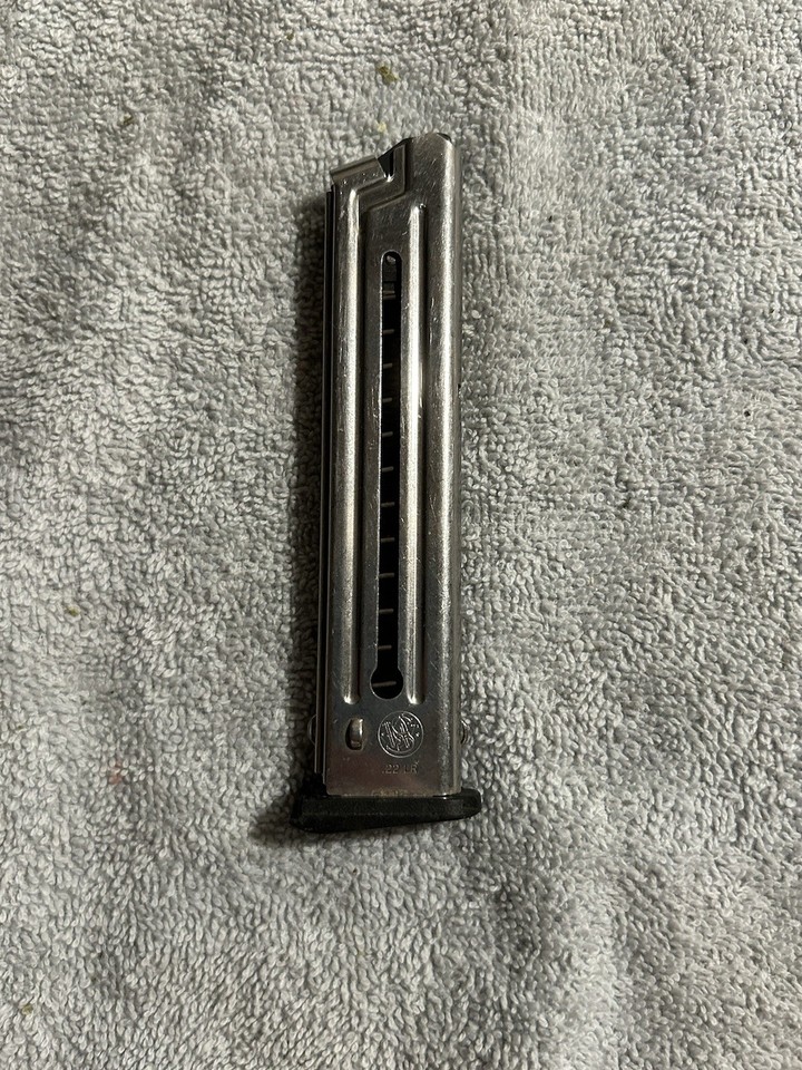 Smith & Wesson S&W 22A, 22S 22 Long Rifle 10-Round Stainless Steel ...