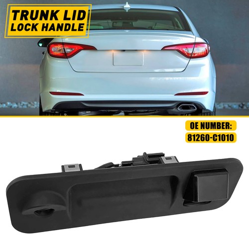Car Rear Trunk Lid Lock Handle 81260C1010 Fit For Hyundai Sonata 2015 ...