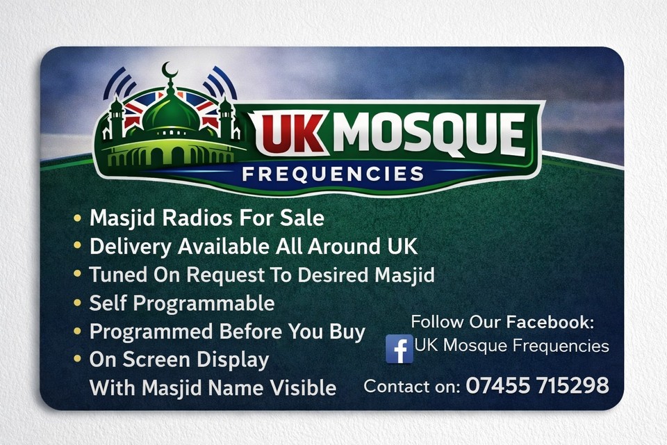 Azan Receiver Mosque Radio Portable Pre Programmed To All Masjid Top ...