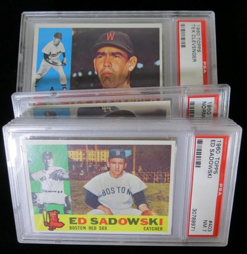 (10) 1960 Topps Baseball Card Lot - High Numbers - All PSA 7 NM #4 | eBay