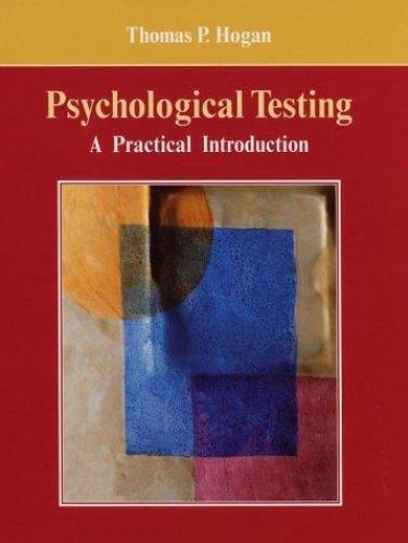Psychological Testing: A Practical Introduction by Hogan, Thomas P ...