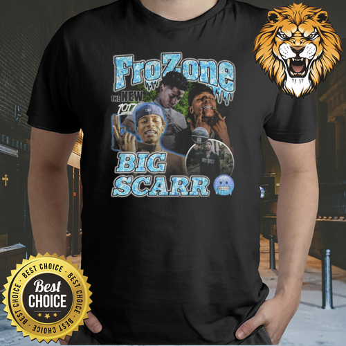 Big Scarr Frozone Retro T shirt S-3XL Q8636 | eBay