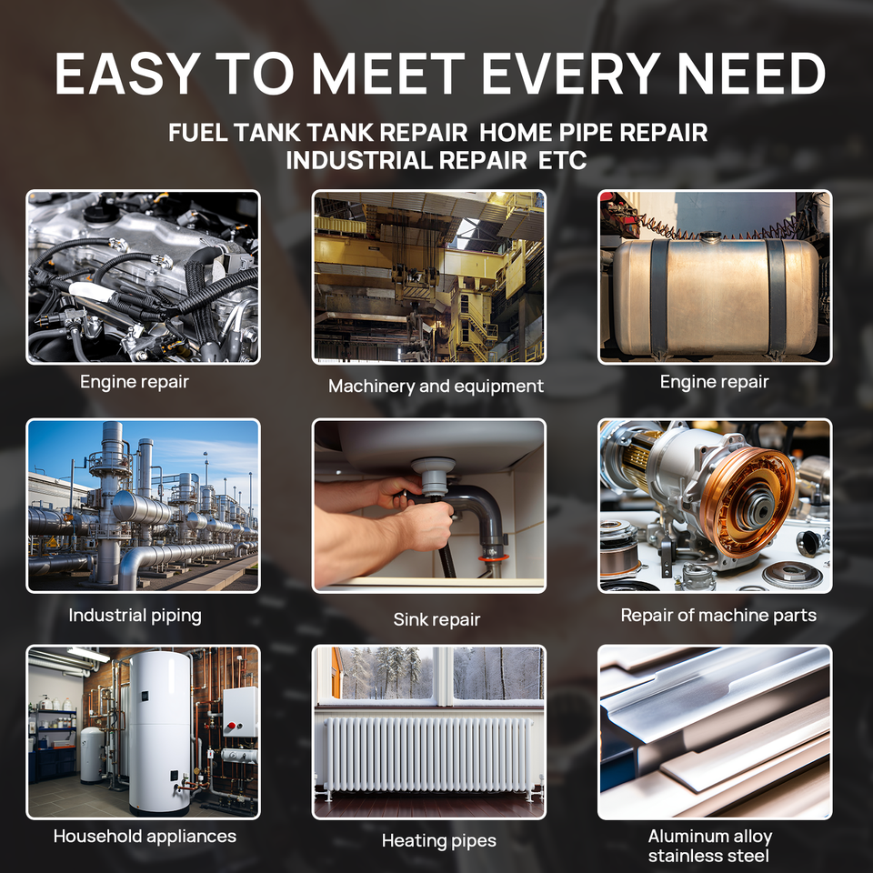 Industria AB Repair Welding Glue, Paste Heat Resistance Cold Weld Metal ...