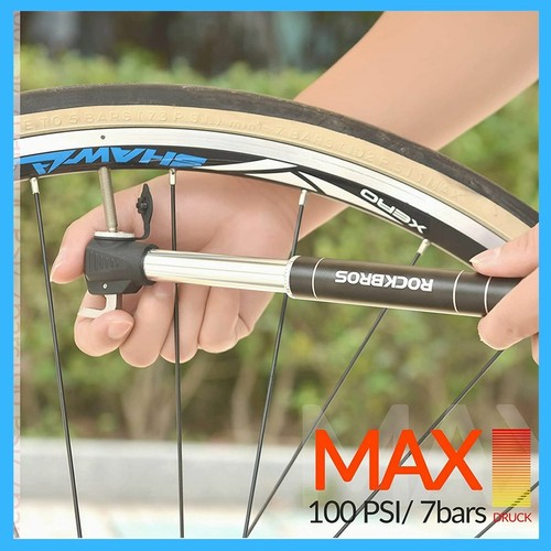 Mini Pompa portatile per bici mtb bicicletta da strada corsa telaio ...