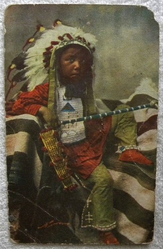 1909 Original "Joseph Bird Head" Full Blood Indian Warrior, SD pc | eBay