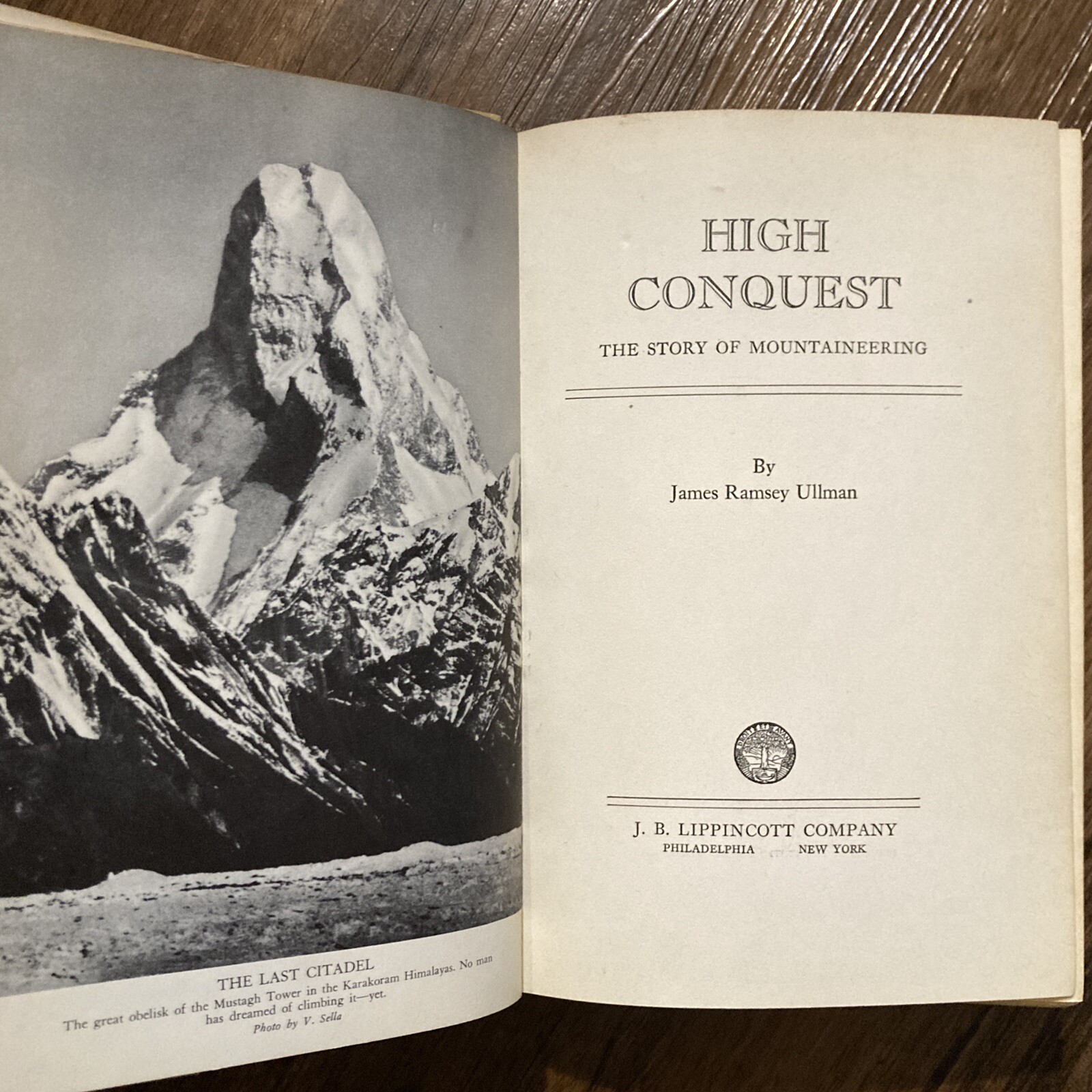 High Conquest - James Ramsey Ullman (1st edition 2nd print) J.B ...
