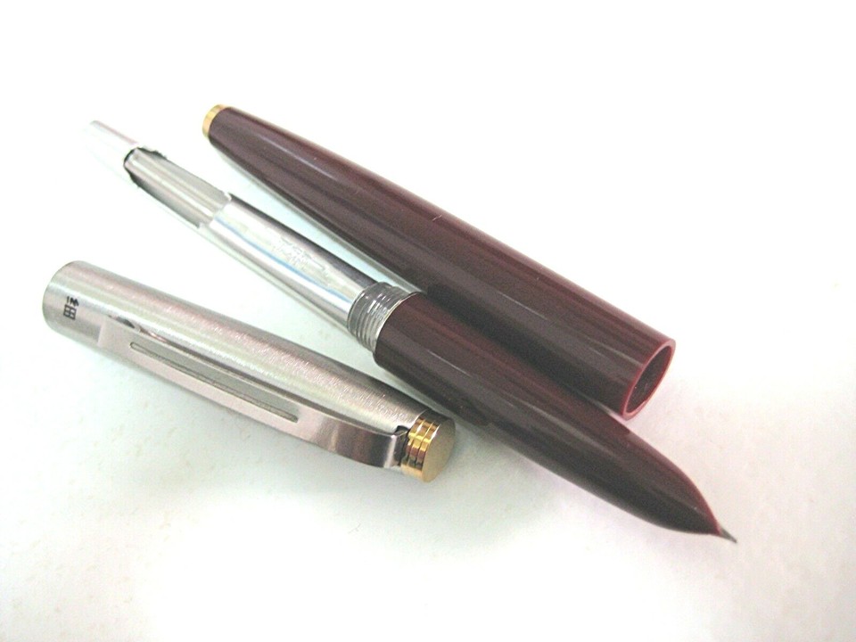 Collectable Vintage Fountain Pen Hero 329 - Burgundy | eBay