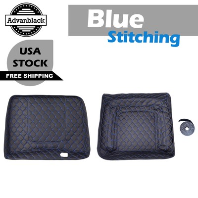 Tour Pack Liners Blue Stitching Fits Advanblack Razor/OEM Chopped Size ...