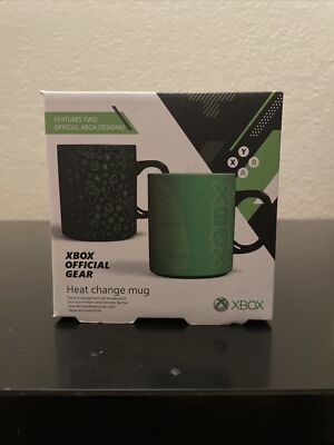 XBOX Official Gear Heat Color Changing Ceramic Mug, 10oz, Controller ...