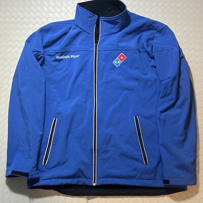 Domino's Pizza Delivery Driver Blue Jacket Size L / Large | eBay