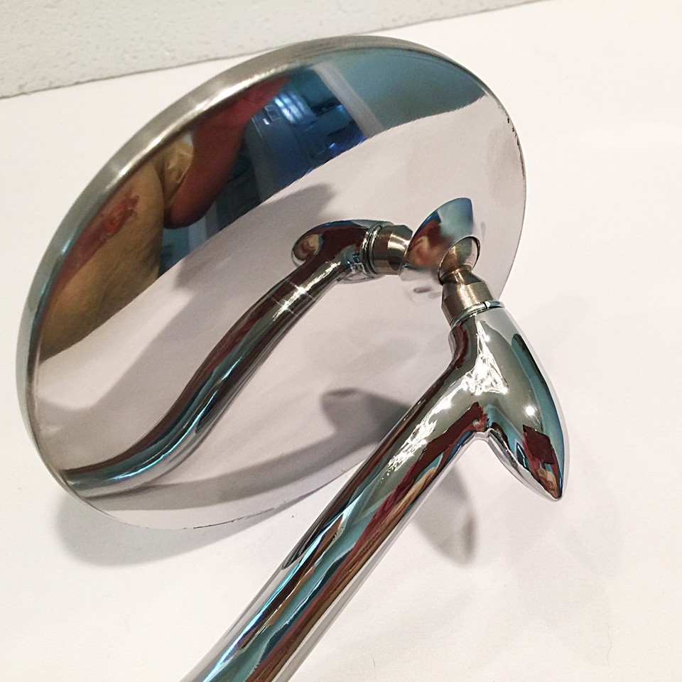 Custom Swan Neck Rear View Mirrors -1 PAIR- Hot Rod, Classic, Truck, VW ...