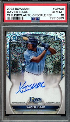 2023 Bowman Chrome Xavier Isaac Sparkle Refractor Auto Rookie #249/299 ...
