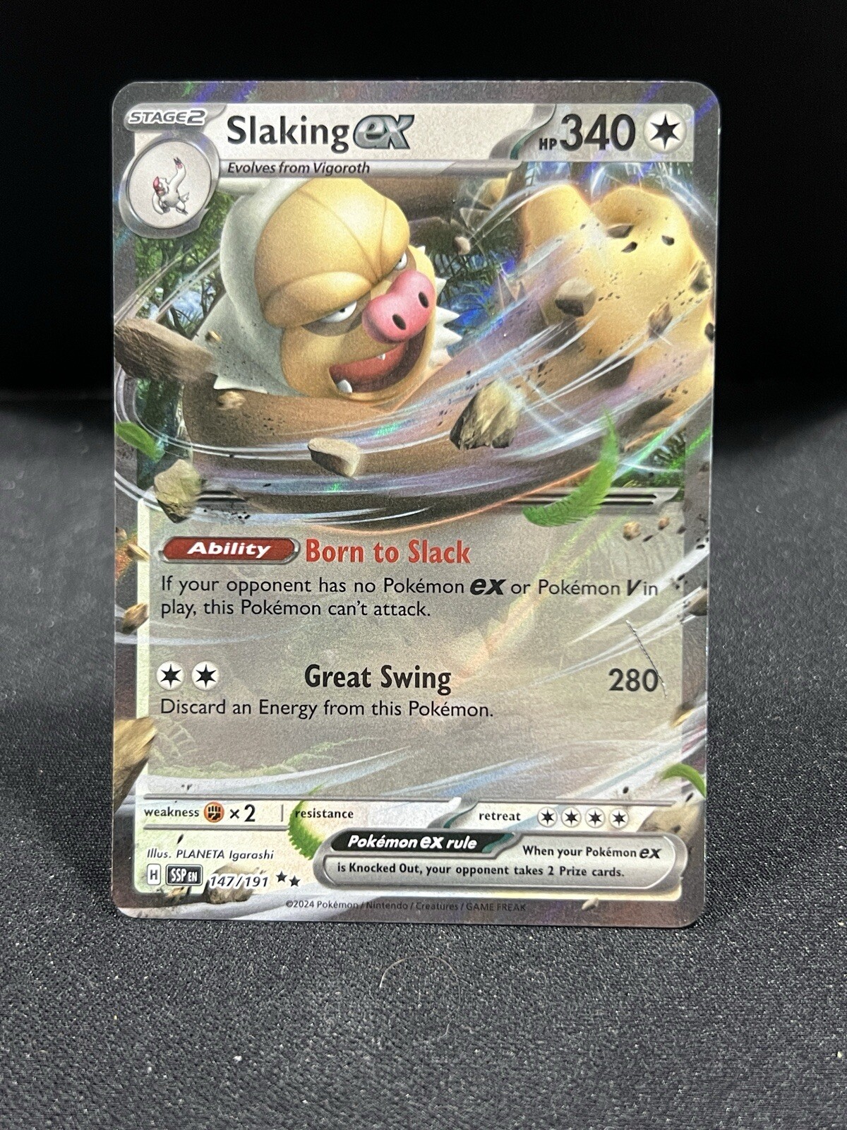 Pokemon TCG: Surging Sparks - 147/191 - Slaking Ex (card 1) | eBay