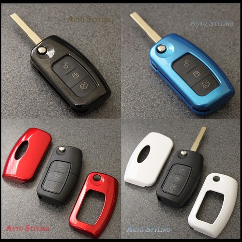 Flip Key Remote Fob Cover For Ford Fiesta Mondeo Focus Cmax Smax Case 3 ...