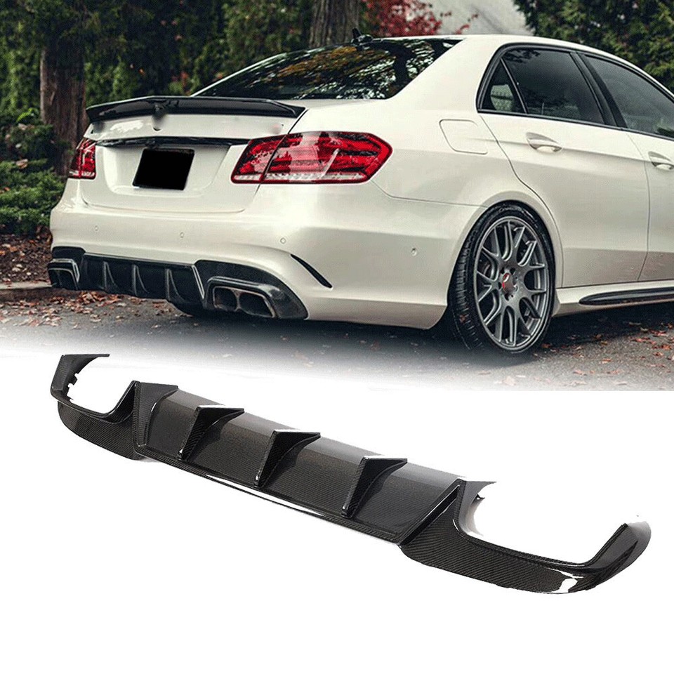 Carbon Fiber Rear Bumper Diffuser For Mercedes Benz E Class W212 E63 ...