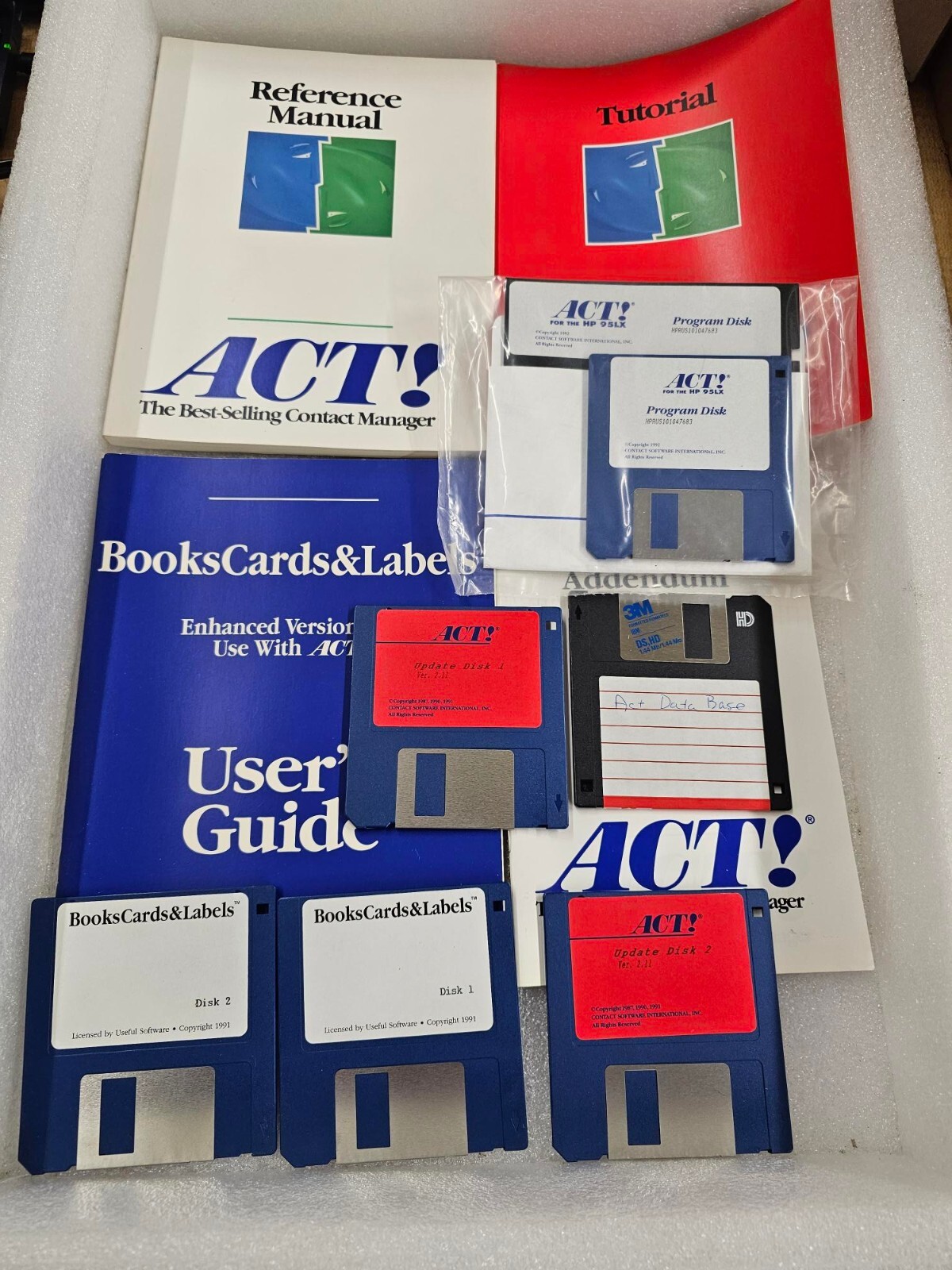 Vintage Manual Tutorial User's Guide for ACT with Software in Floppies ...