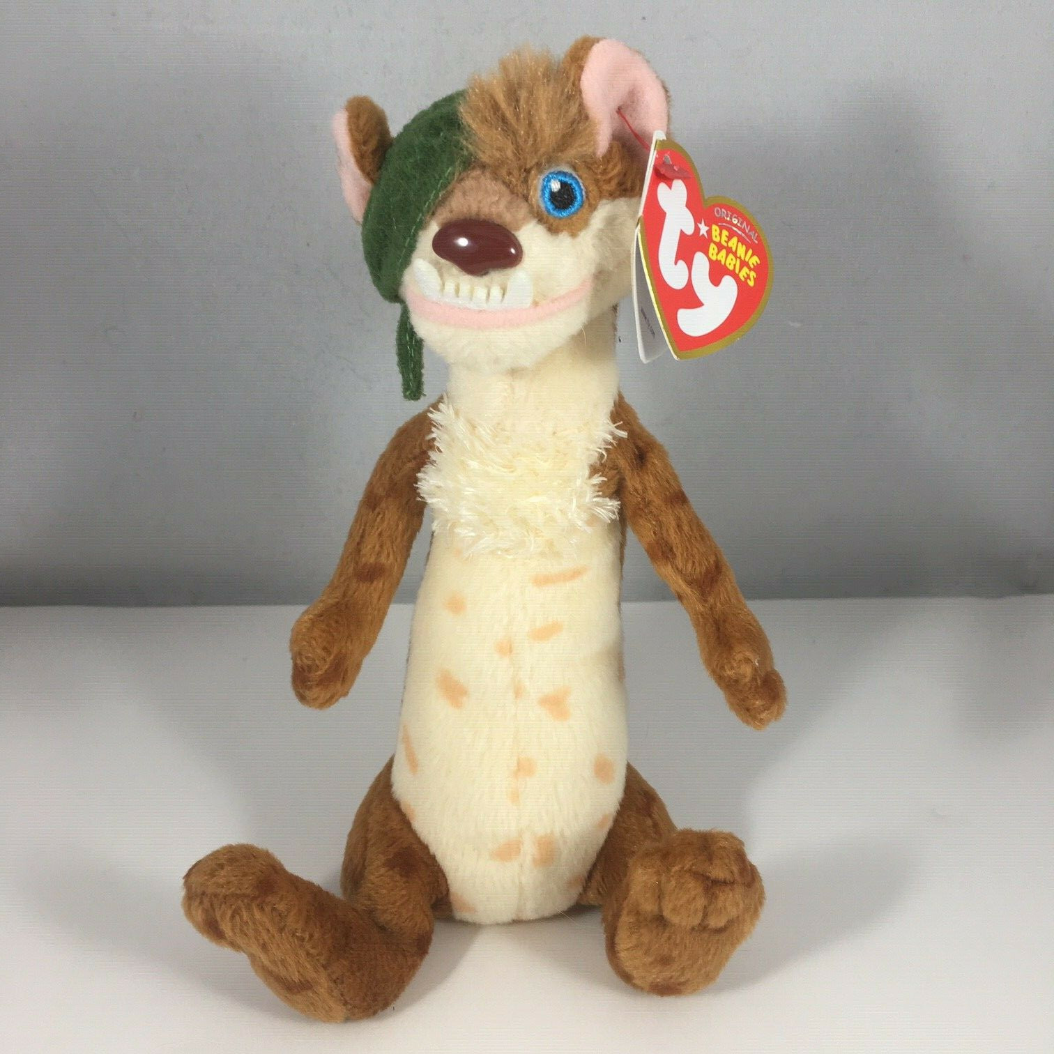 Ty Beanie Baby - BUCK the One Eyed Weasel (Ice Age 3 Movie) MINT with ...