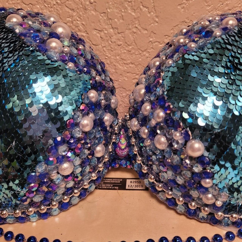 SEXY Costume BRA RAVE HALLOWEEN FESTIVAL Mermaid BA TOP V.Secret Size ...