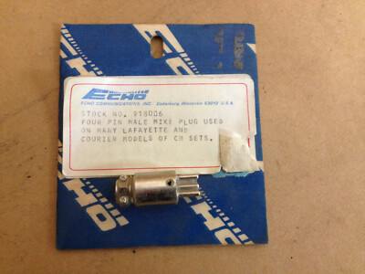 Echo Four Pin Male Mike Plug | eBay