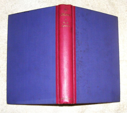 ST MAWR by D.H.Lawrence 1925 Knopf 1st USAed bright clean VG+ | eBay