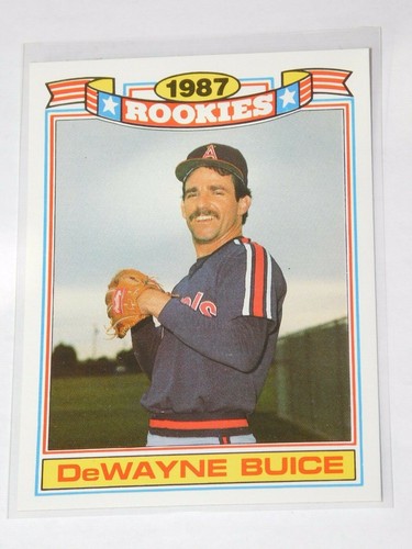 1988 TOPPS BASEBALL 1987 ROOKIES COMMEMORATIVE SET DEWAYNE BUICE CARD ...
