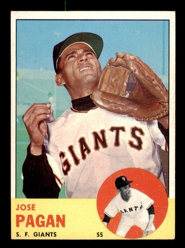 1963 Topps Baseball #545 Jose Pagan EX *e2 | eBay