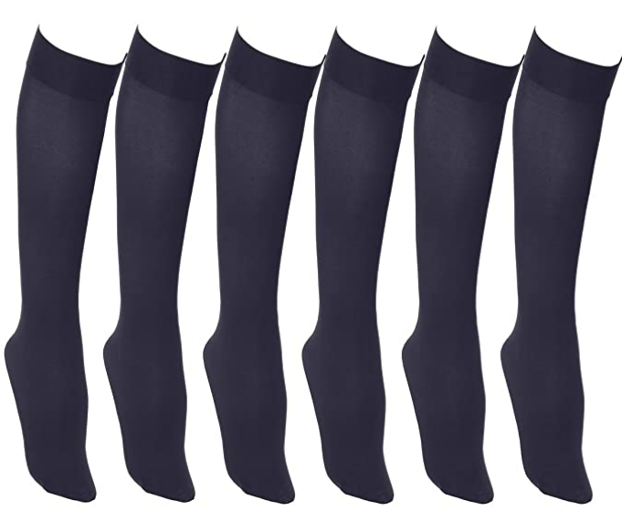 BEST Women's Trouser Socks by Juncture - Size 4-8 or 6-11 Knee High - 4 ...