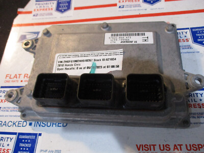 🚘 2010 CIVIC ECM ECU ENGINE COMPUTER MODULE PCM POWER UNIT TESTED | eBay