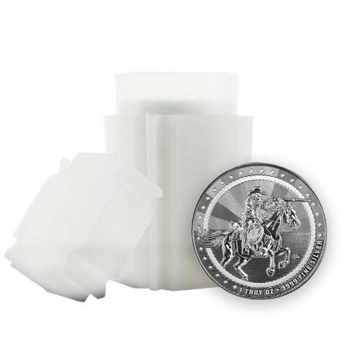 20 x 1 oz Silver Cowboy Rifleman Rounds w/ Buffalo Privy .9999 Silver # ...