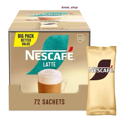 New Nescafe Latte Sachets 72 x 18g – Sweetened Instant Coffee | eBay UK
