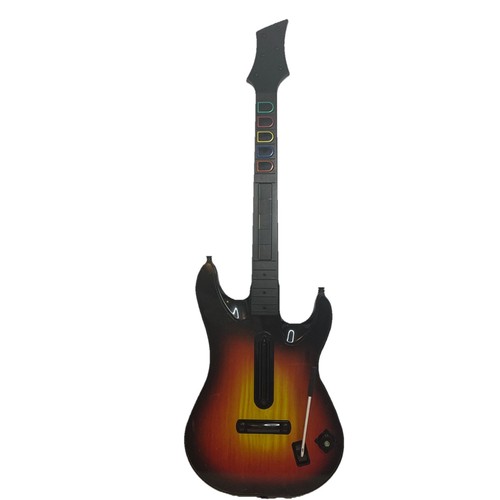 RedOctane Xbox 360 Guitar Hero World Tour Sunburst Turns On / Wireless ...
