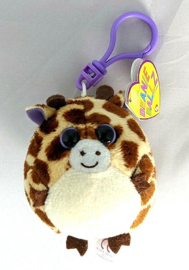 Ty Beanie Ballz Tippy Clip on Plush Doll Backpack Clip Keychain ...