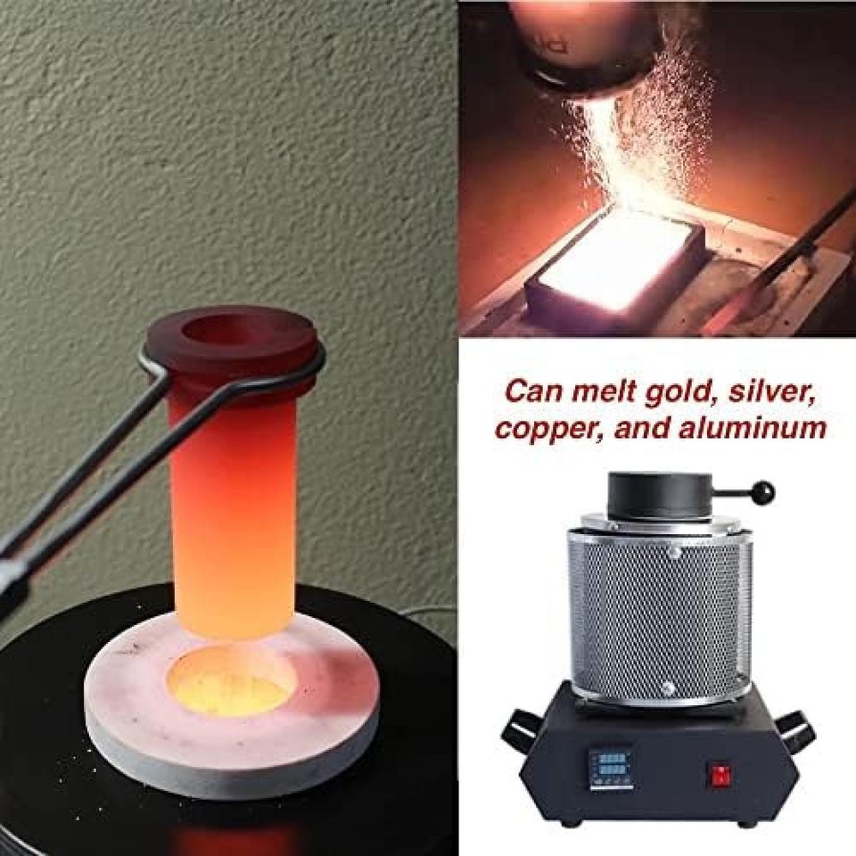 Gold Melting Furnace Kit 2100℉ Fast Smelter, Electric Smelting Furnace ...