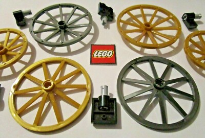 LEGO Wheels 3.2x56mm or 3.2x43mm with 10 Spokes (Pack of 2) 33212 ...