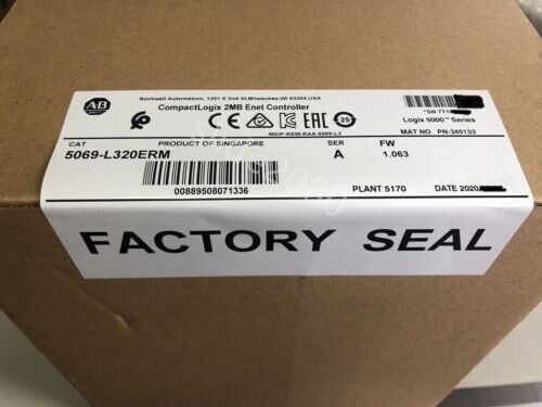 New Factory Sealed AB 5069-L320ERM / A CompactLogix 5380 Controller DHL ...