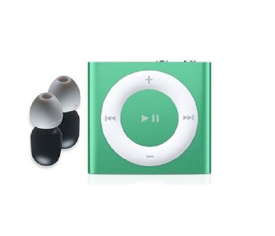 New Swim iPod Shuffle MP3 & Earphones & Buds 100% Waterproof - Platinum ...
