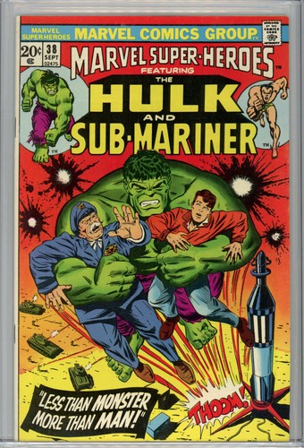 Marvel Super-Heroes #38 (1973) Marvel CGC 9.2 White | eBay