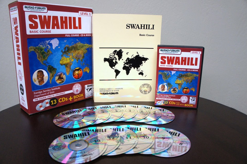FSI: Swahili Basic Course (13 CDs/Book) by Foreign Service Institute ...